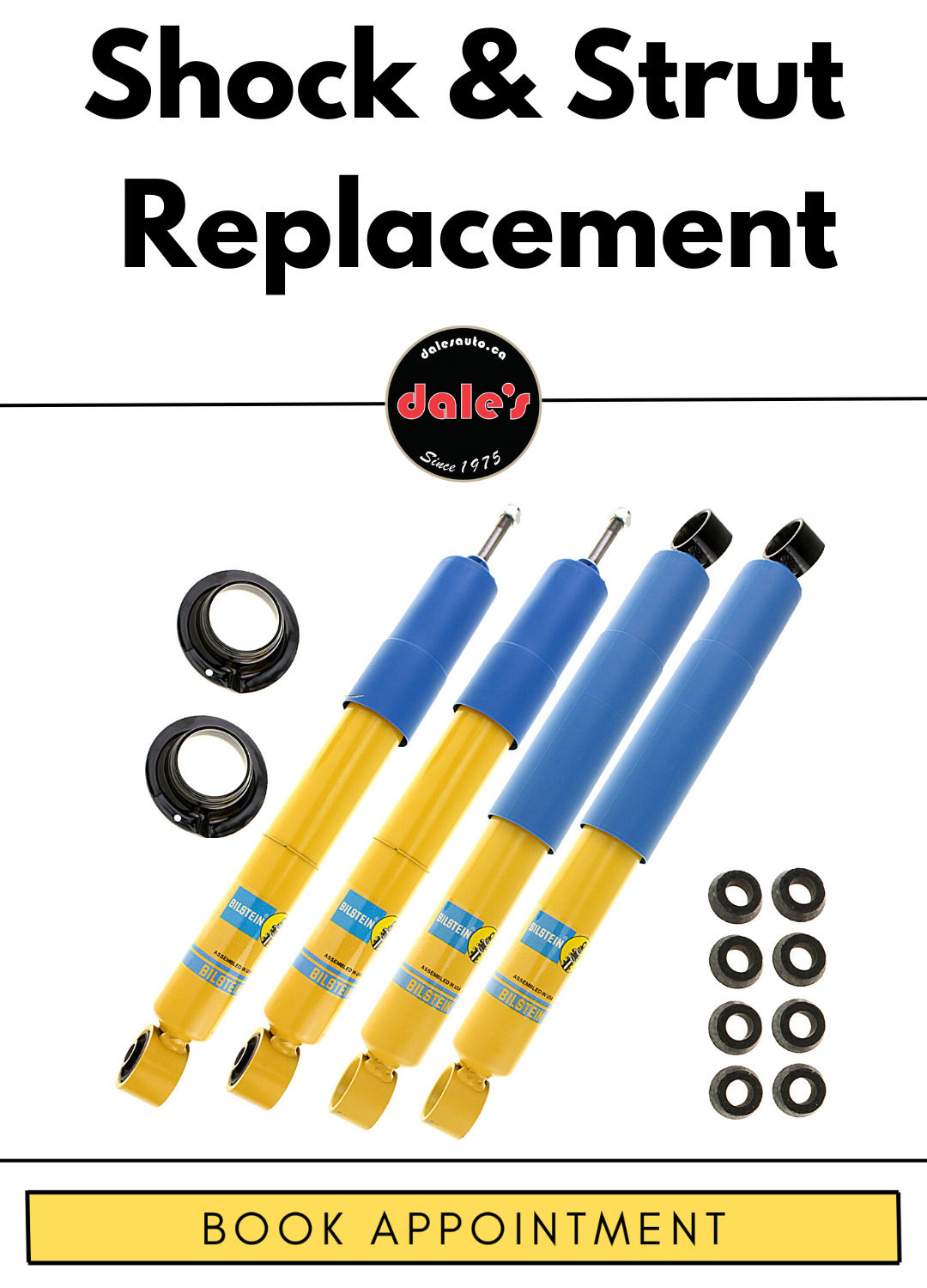 Shock & Strut Replacement in Langley | Dale’s Auto Service