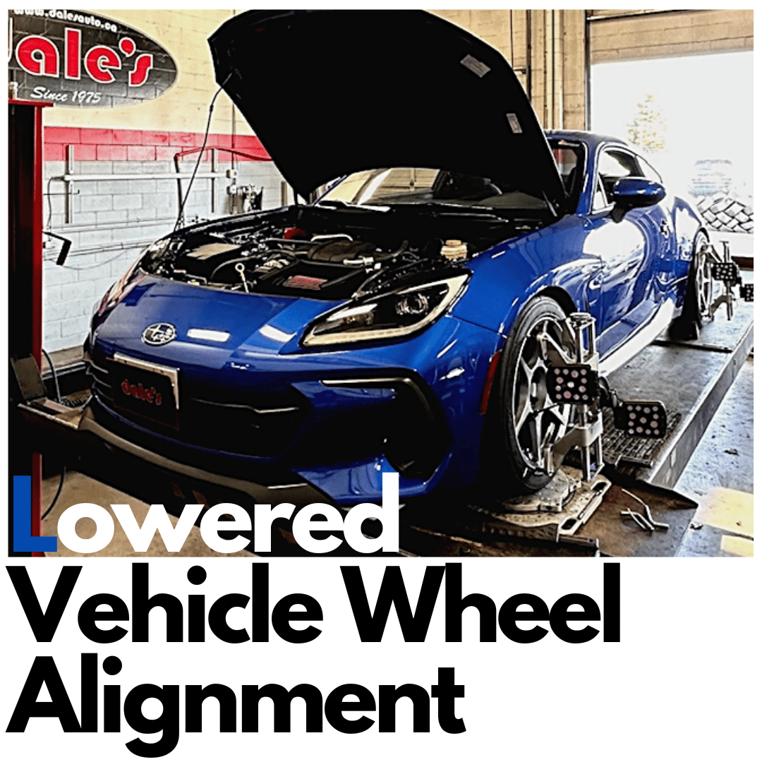 Wheel Alignment on a Lowered Vehicle Surrey | 604-530-9160