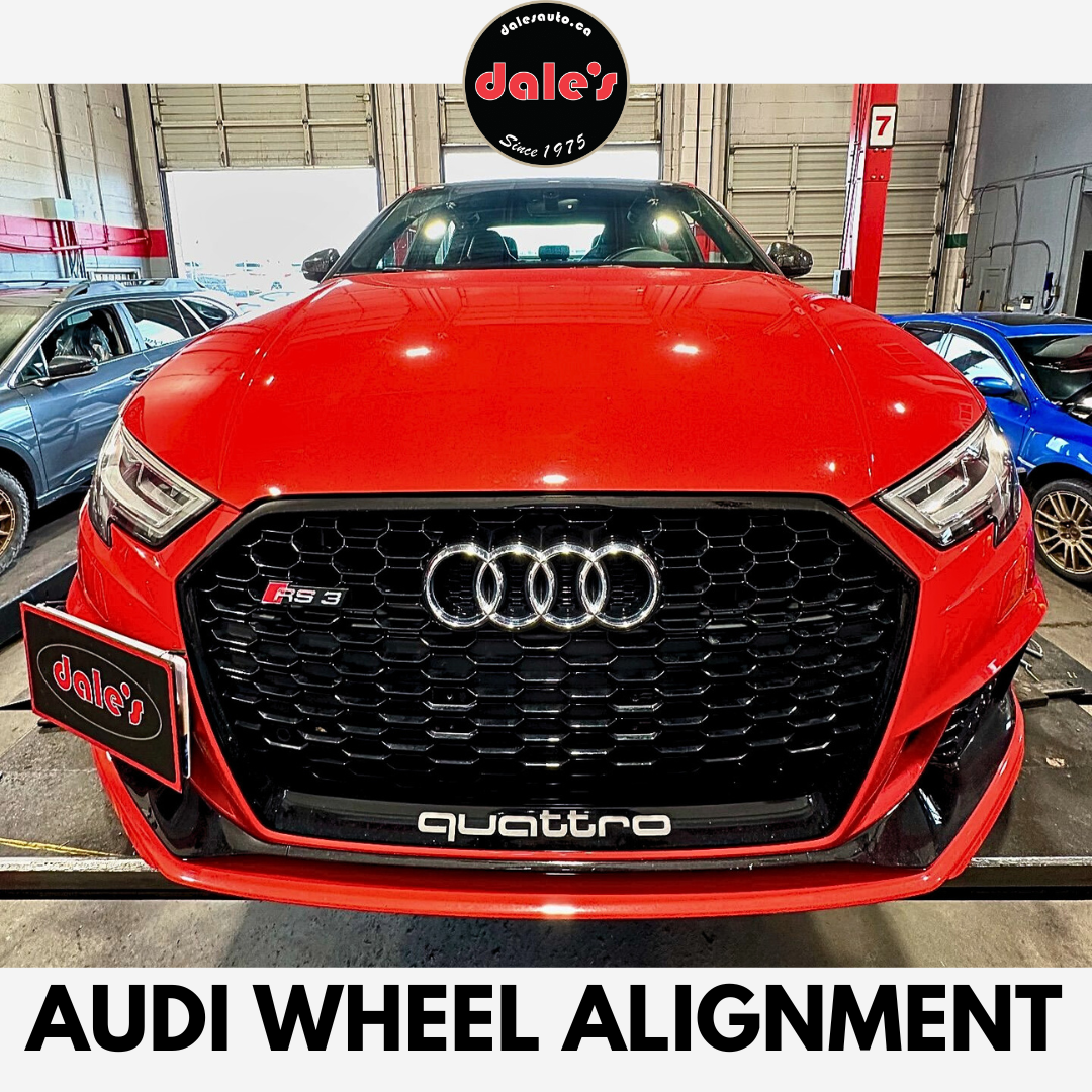Performance 4-Wheel Alignment on an Audi RS3! | Dale's Auto Service